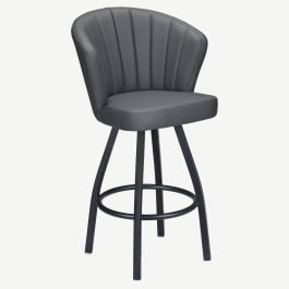 Premium Aria Swivel Metal Bar Stool
