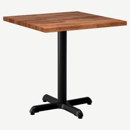 Premium Solid Wood Butcher Block Restaurant Table